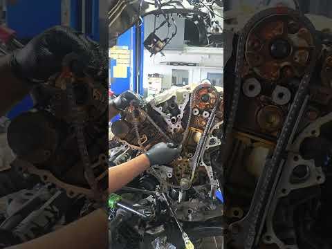 How to Replace the Timing Chain on a 2009-2013 Toyota Highlander 2.7L ...