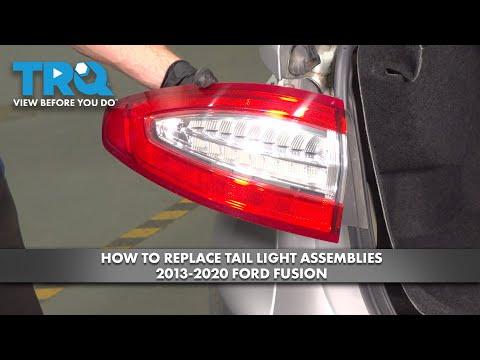 How to Replace Both Taillight Bulbs on a 2016 Ford Fusion (3157 Brake ...