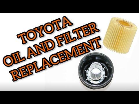 How to Change Engine Oil & Cartridge Oil Filter on a 2015 Toyota ...