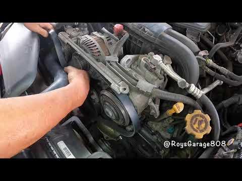 How to Replace the Serpentine (Accessory Drive) Belts on a 2010 Subaru ...