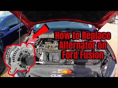 How to Replace the Alternator on a 2013-2020 Ford Fusion (Engine ...