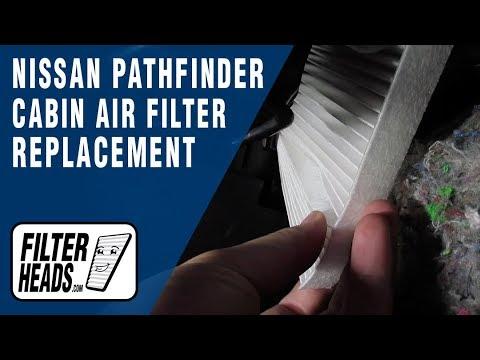 How to Replace the Cabin Air Filter on a 2013-2018 Nissan Pathfinder by ...